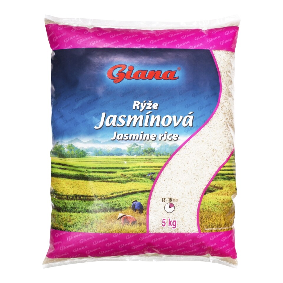 Giana Rýže jasmínová dlouhozrnná | 5 kg | Albert