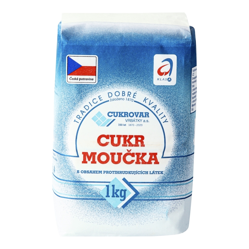 Vrbátky Cukr moučka | 1 kg | Albert