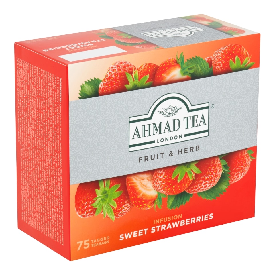 Ahmad Tea Ovocný a bylinný čaj sladké jahody | 135 g | Albert
