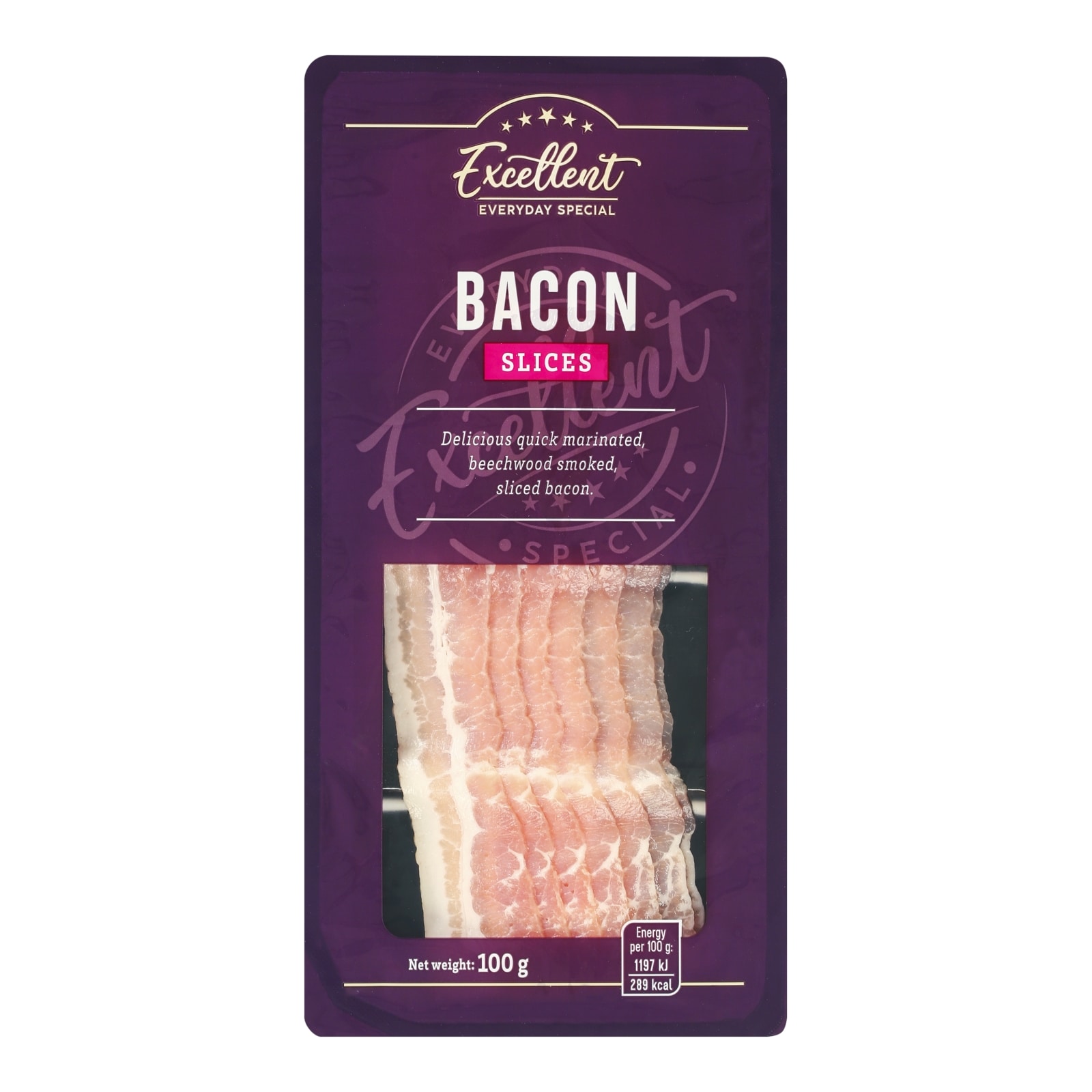 Albert Excellent Slanina tenké plátky | 100 g | Albert