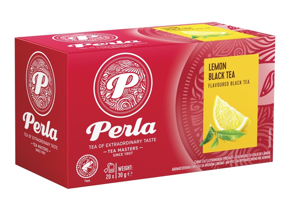 Perla Černý čaj s citronovou příchutí | 30 g | Albert