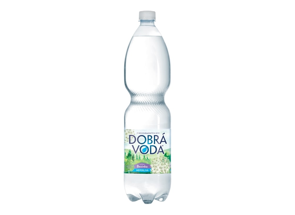 Dobrá voda Minerální voda neperlivá bezinka | 1,5 l | Albert
