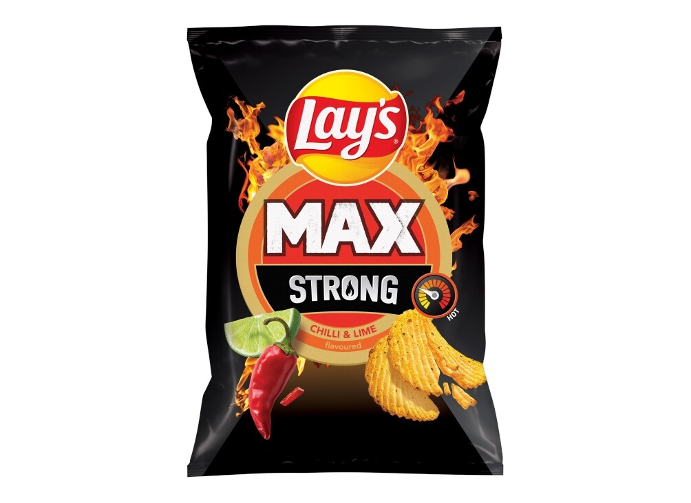Lays max strong chilli&li me 190g | 190 g | Albert
