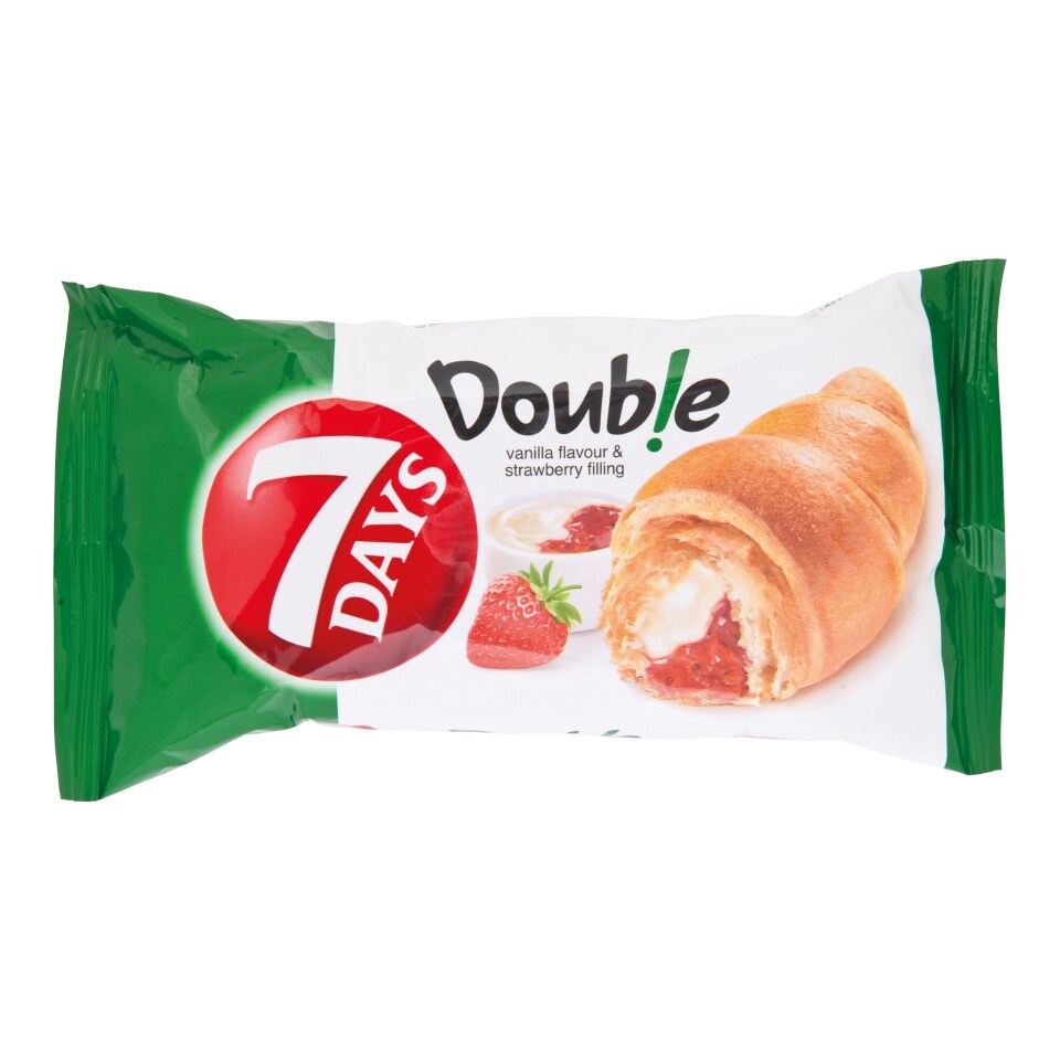7 Days Double Croissant vanilko-jahodová příchuť | 60 g | Albert