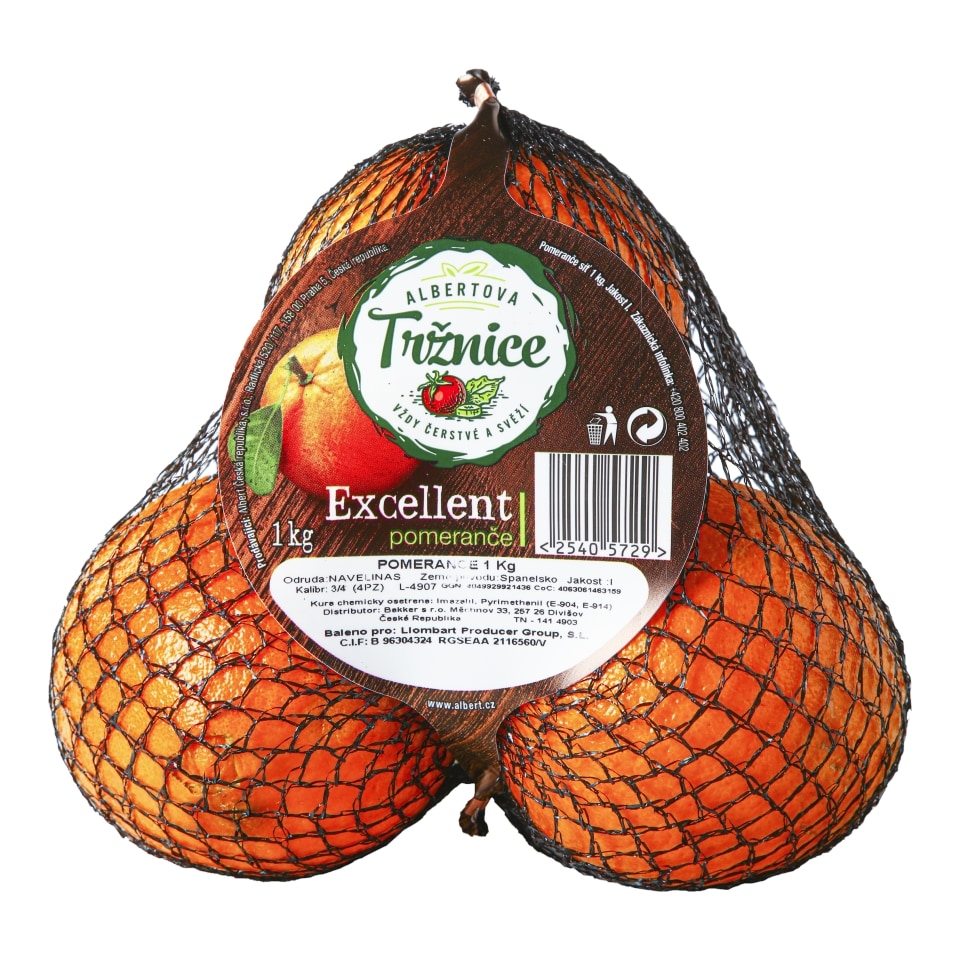 Albert Excellent pomeranče síť | 1 kg | Albert