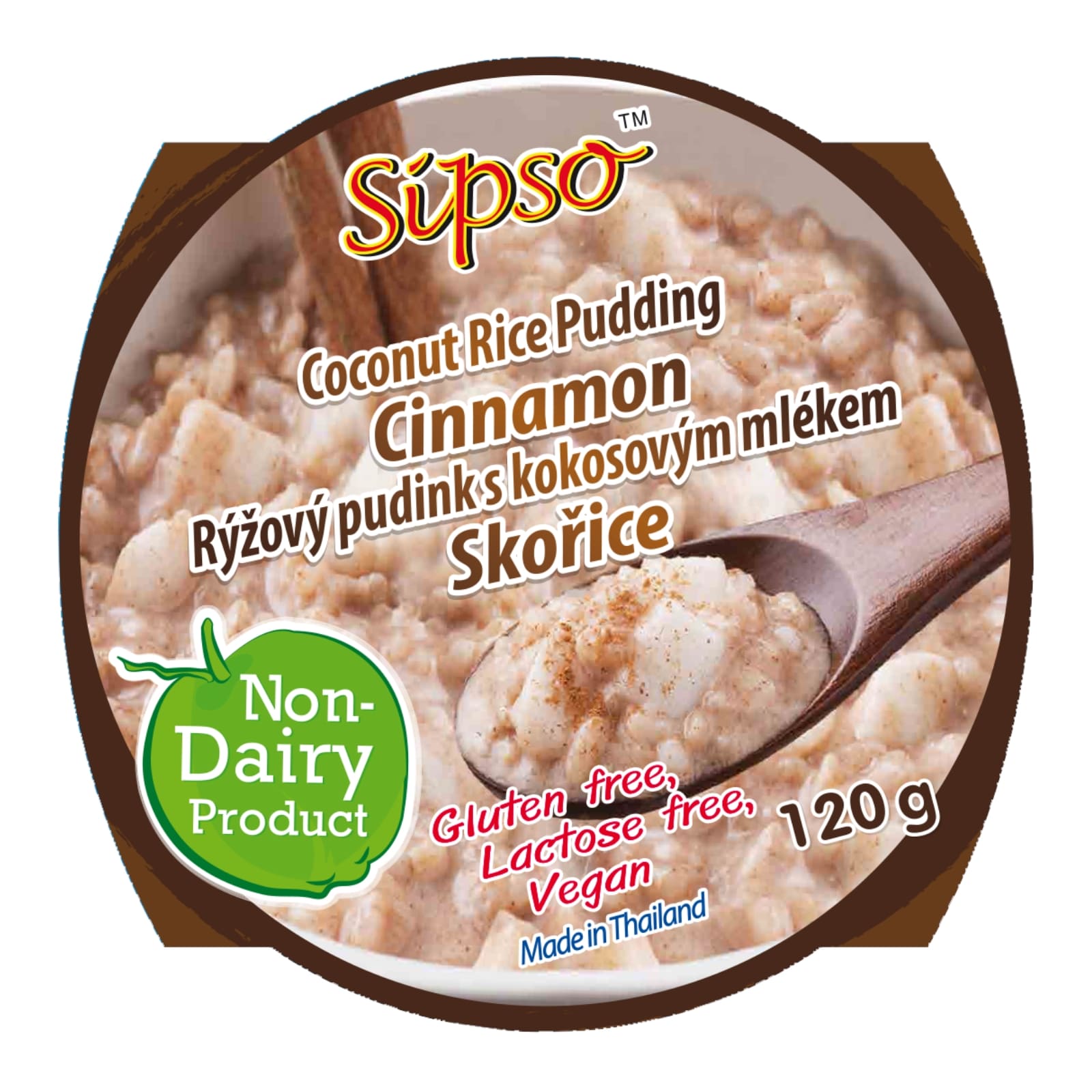 Sipso Rýžový pudink skořicový | 120 g | Albert