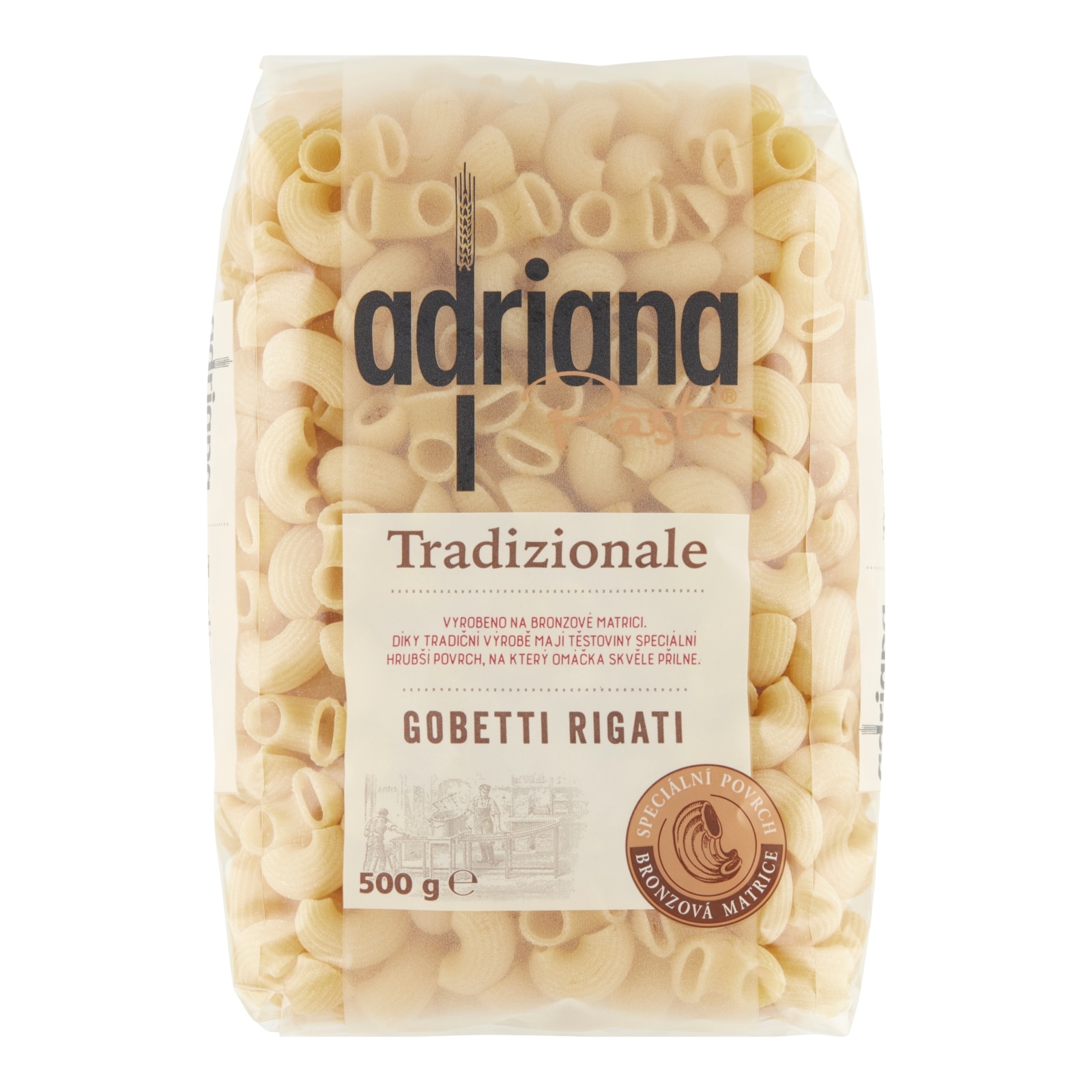 Adriana Tradizionale Gobetti Rigati těstoviny | 500 g | Albert