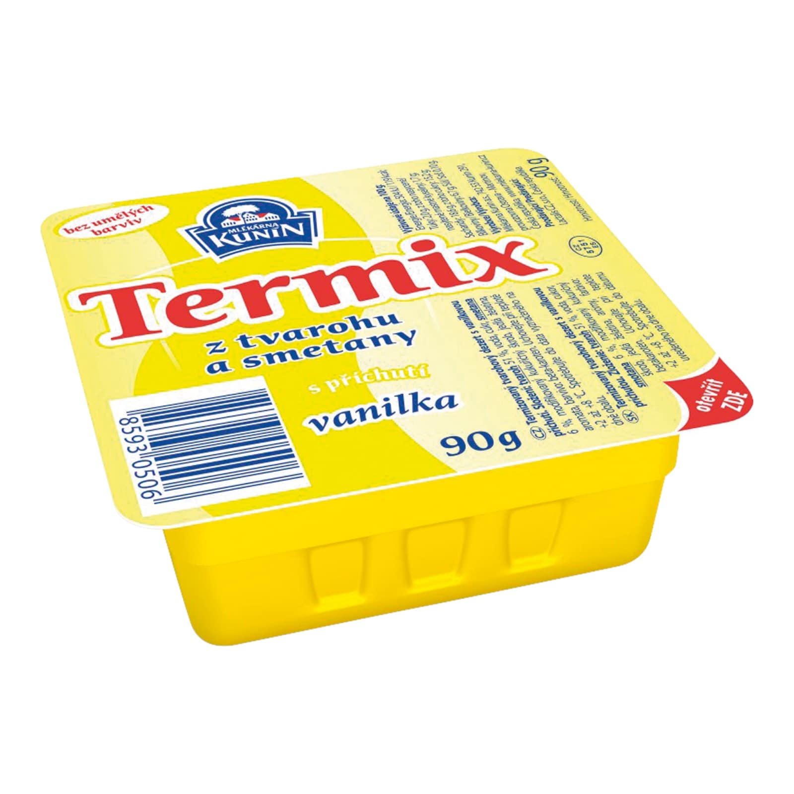 Mlékárna Kunín Termix s vanilkovou příchutí | 90 g | Albert