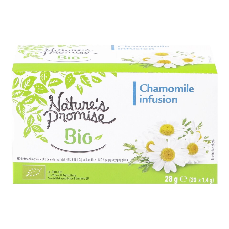 Nature's Promise Bio Čaj heřmánkový | 28 g | Albert