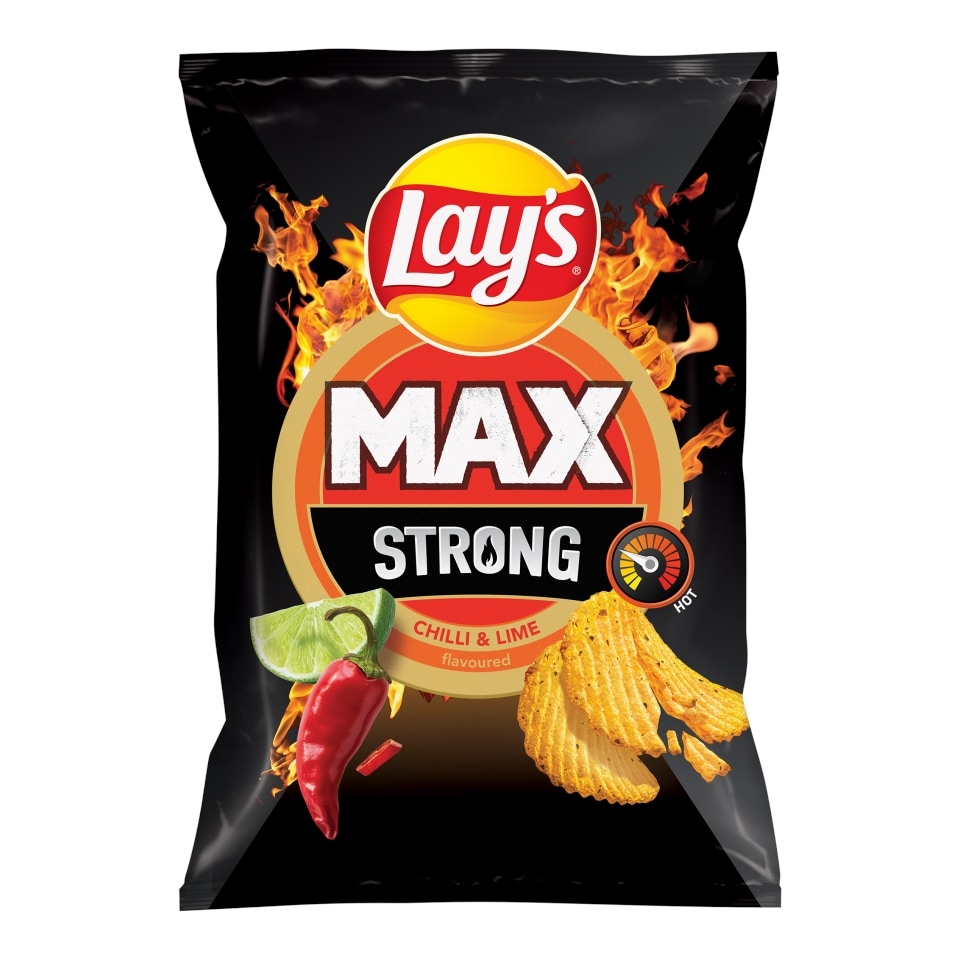 Lays max strong chilli&li me 190g | 190 g | Albert