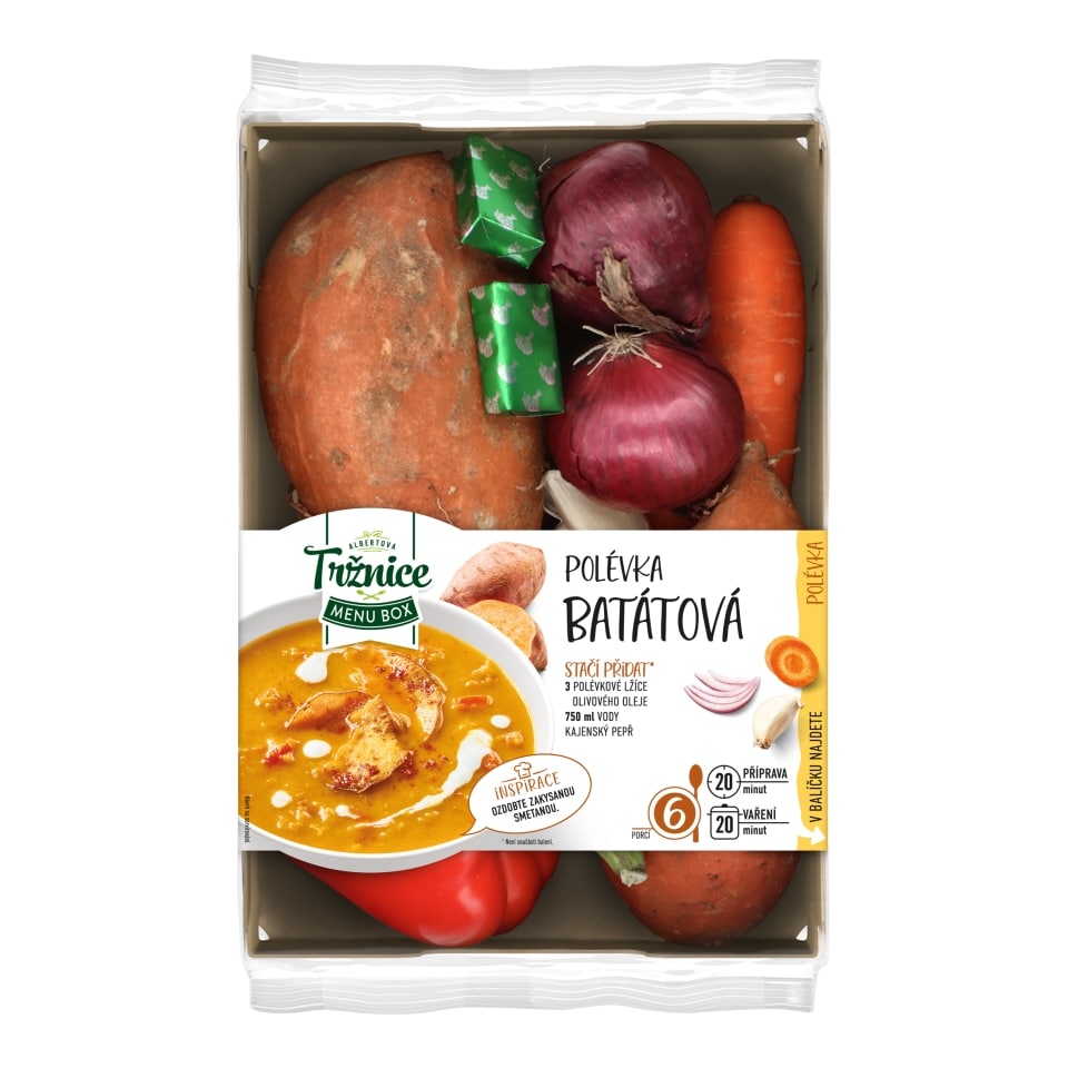 Albert Menu Box Batátová polévka | 950 g | Albert