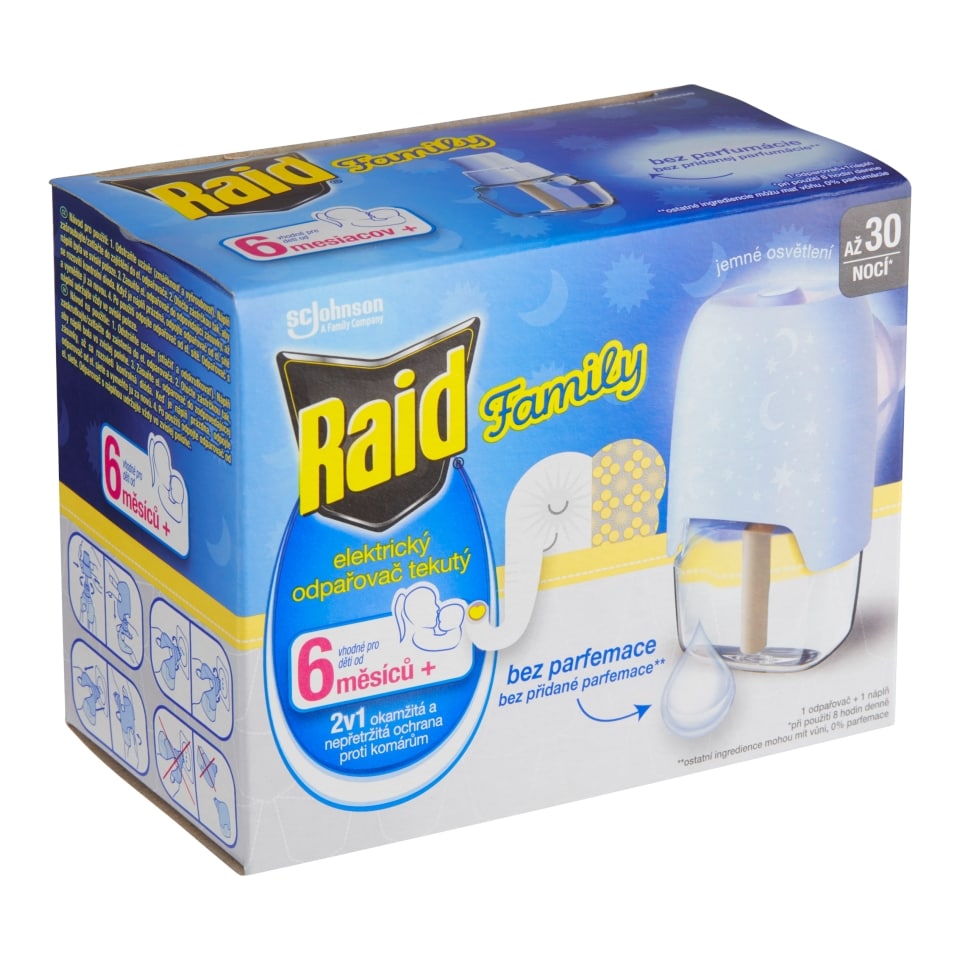 Raid Family Elektrický odpařovač tekutý | 1 ks | Albert