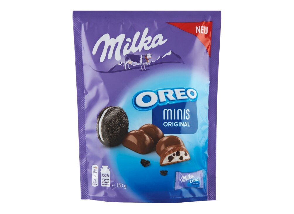 Milka Oreo Minis Tyčinky v mléčné čokoládě | 153 g | Albert
