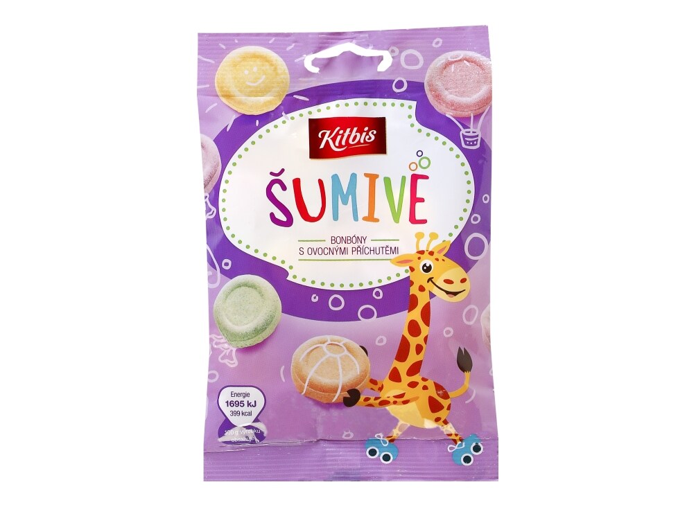 Kitbis Extra šumivé bonbóny | 60 g | Albert