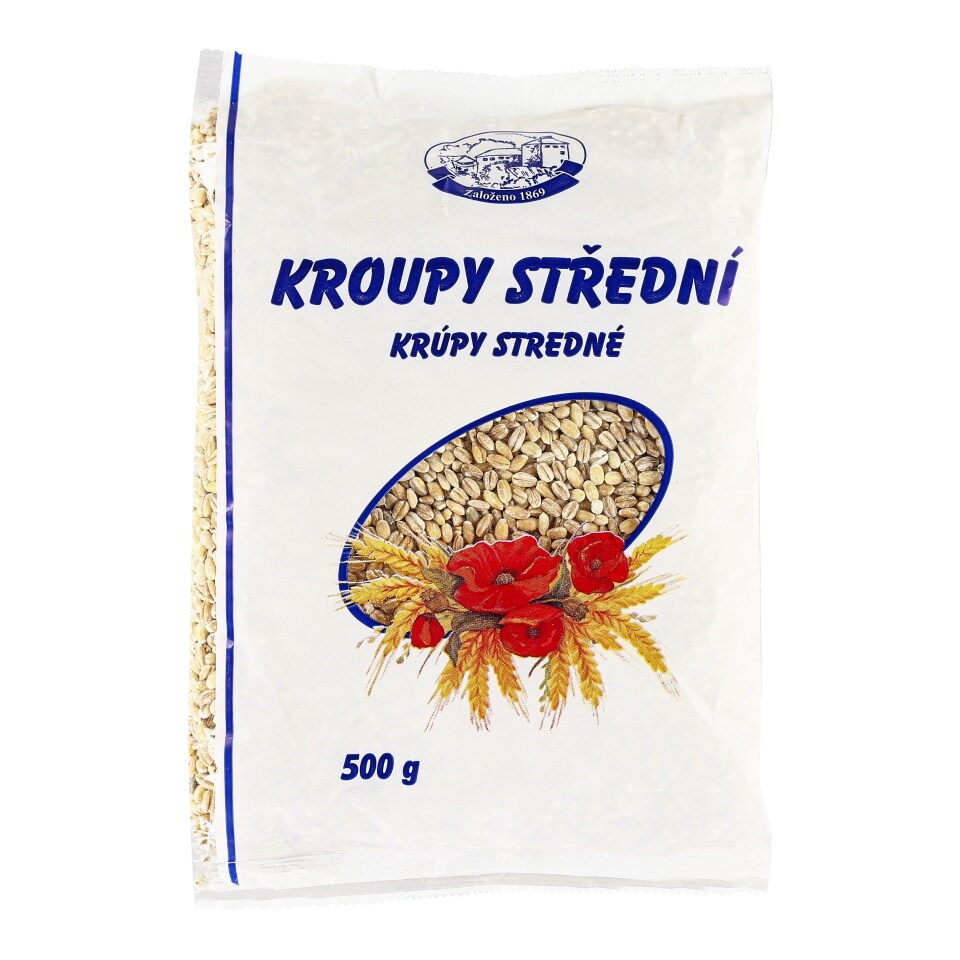 Mlýn Kepka Ječné kroupy střední | 500 g | Albert