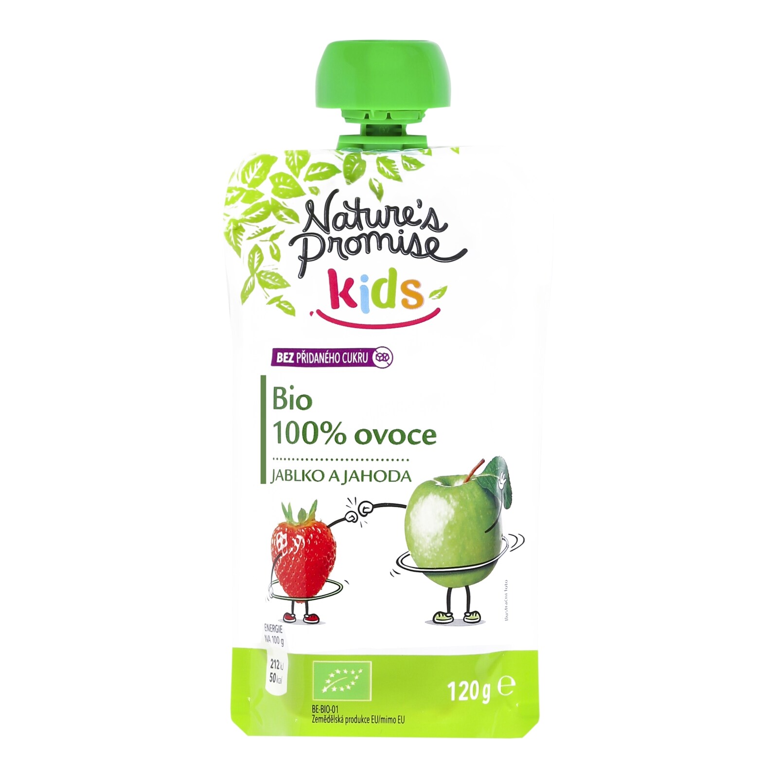 Nature's Promise Kids Bio pyré jablko, jahoda | 120 g | Albert