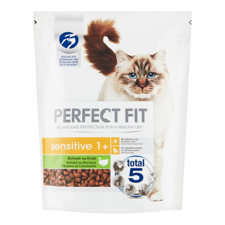 Perfect Fit Sensitive Granule pro kočky krůtí | 750 g | Albert