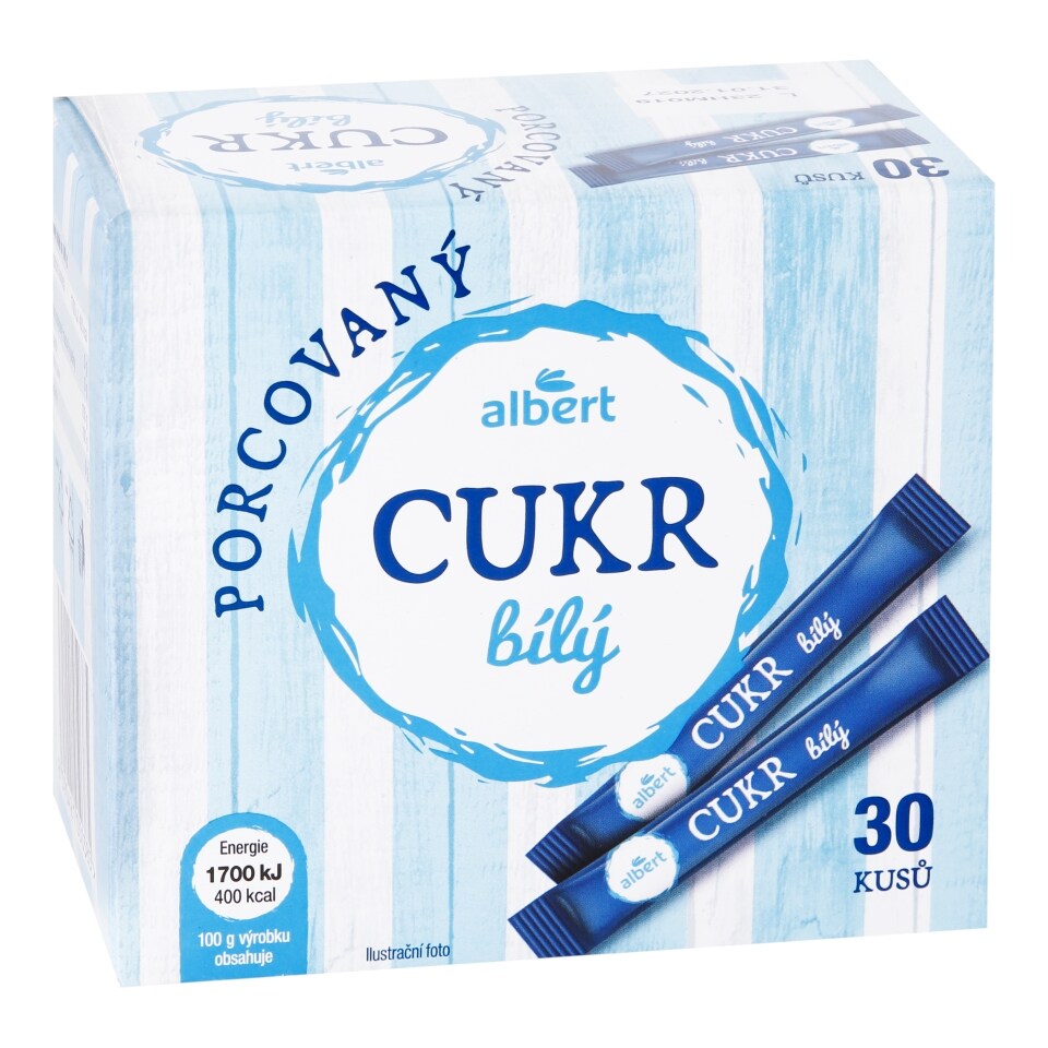 Albert Cukr bílý porcovaný | 120 g | Albert