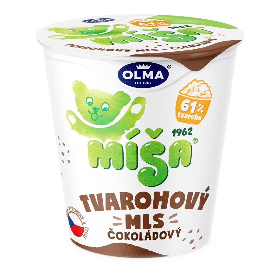 Olma Míša tvarohový mls čokoládový | 130 g | Albert