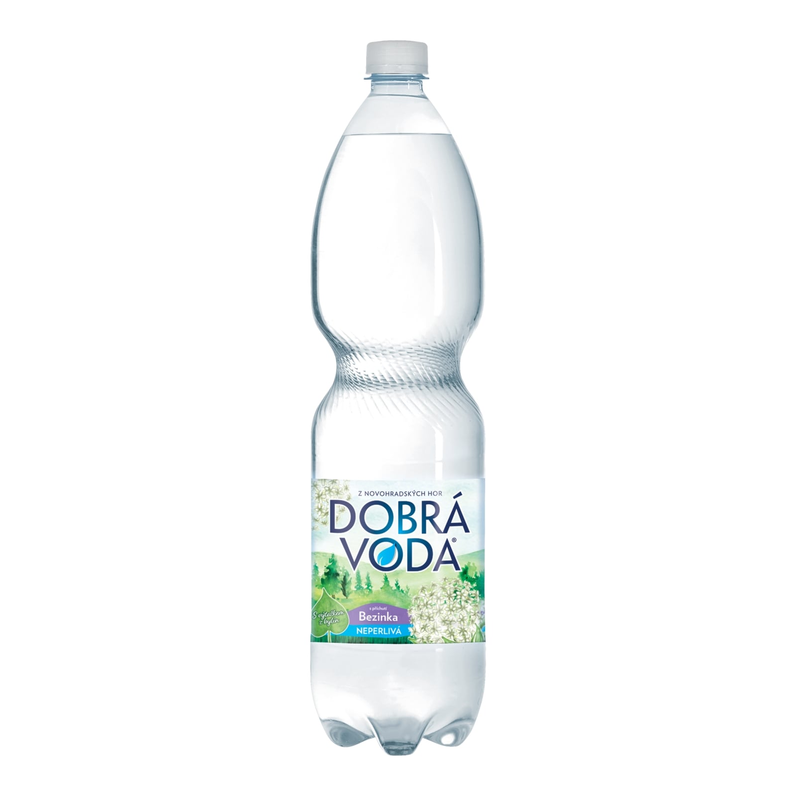 Dobrá voda Minerální voda neperlivá bezinka | 1,5 l | Albert