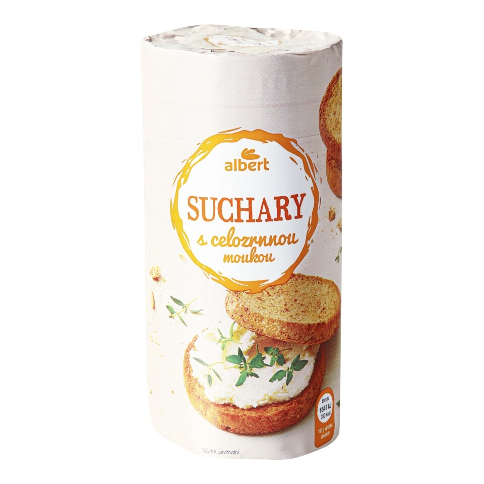 Albert Suchary celozrnné | 125 g | Albert