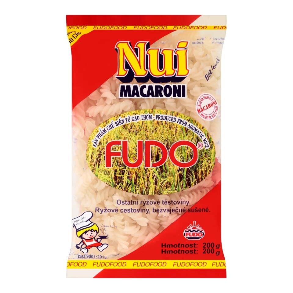 Fudo Nui Macaroni Ostatní rýžové těstoviny | 200 g | Albert