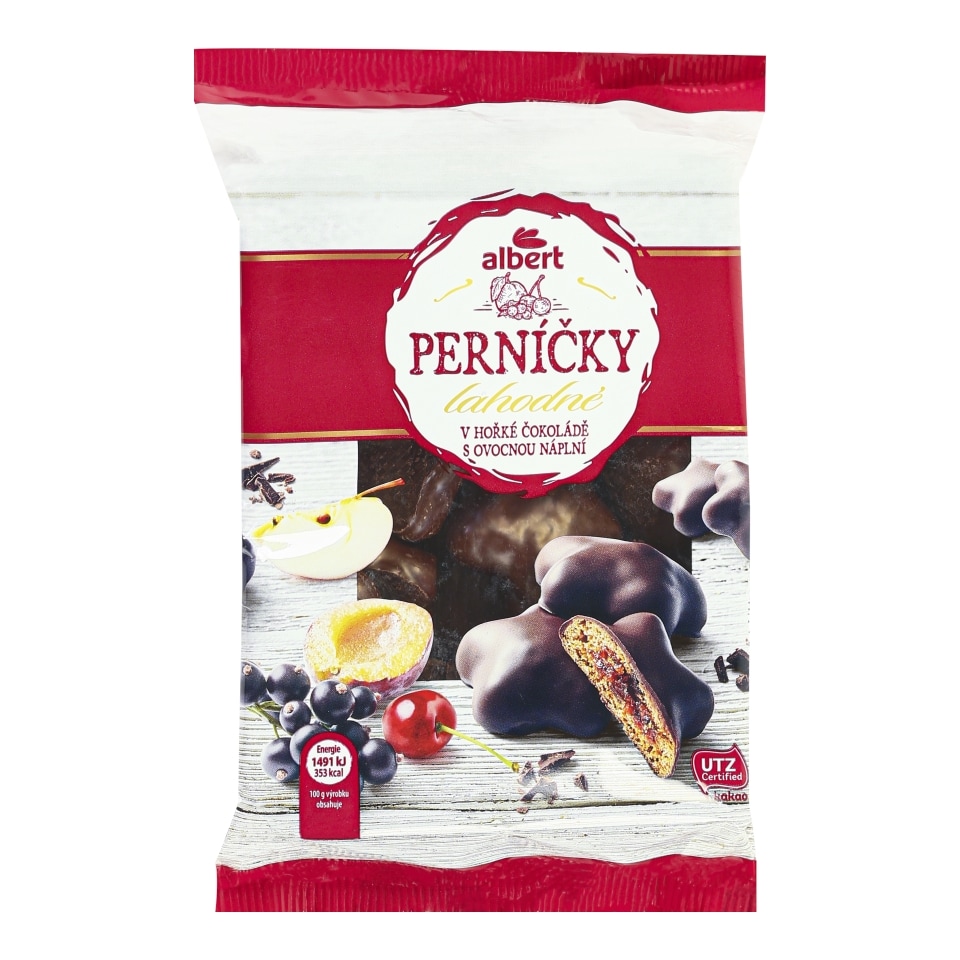 Albert Perníčky plněné v čokoládě | 200 g | Albert