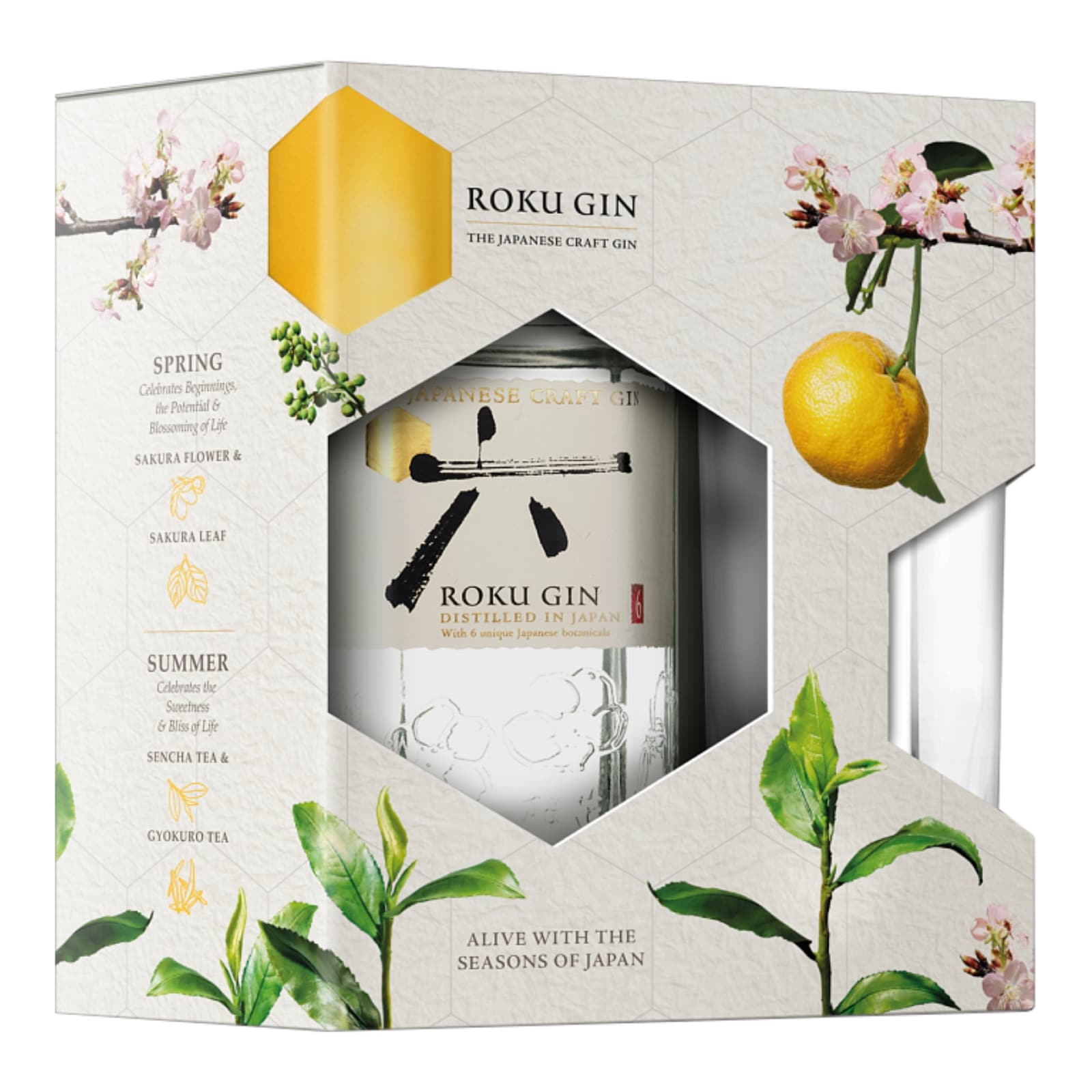 Roku Japonský Gin 43% dárkové balení | 0,7 l | Albert