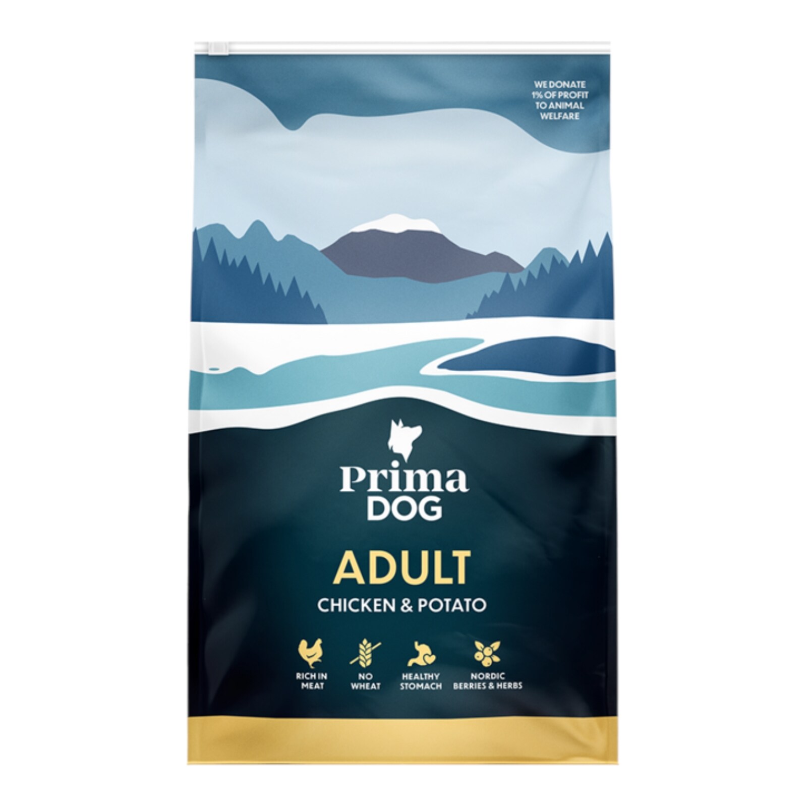 Prima Dog Kompletní krmivo kuře & brambory | 3 kg | Albert