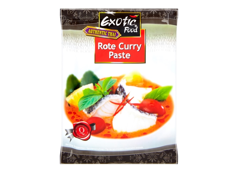 Exotic Food Authentic Thai červená kari pasta | 50 g | Albert