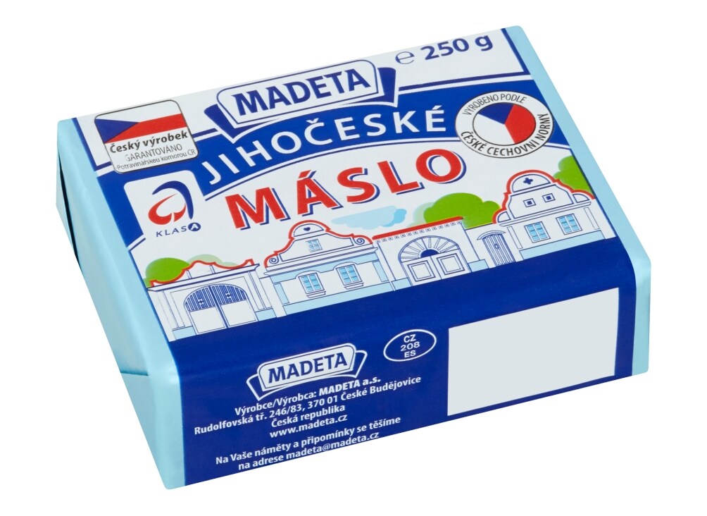 Madeta Jihočeské máslo | 250 g | Albert