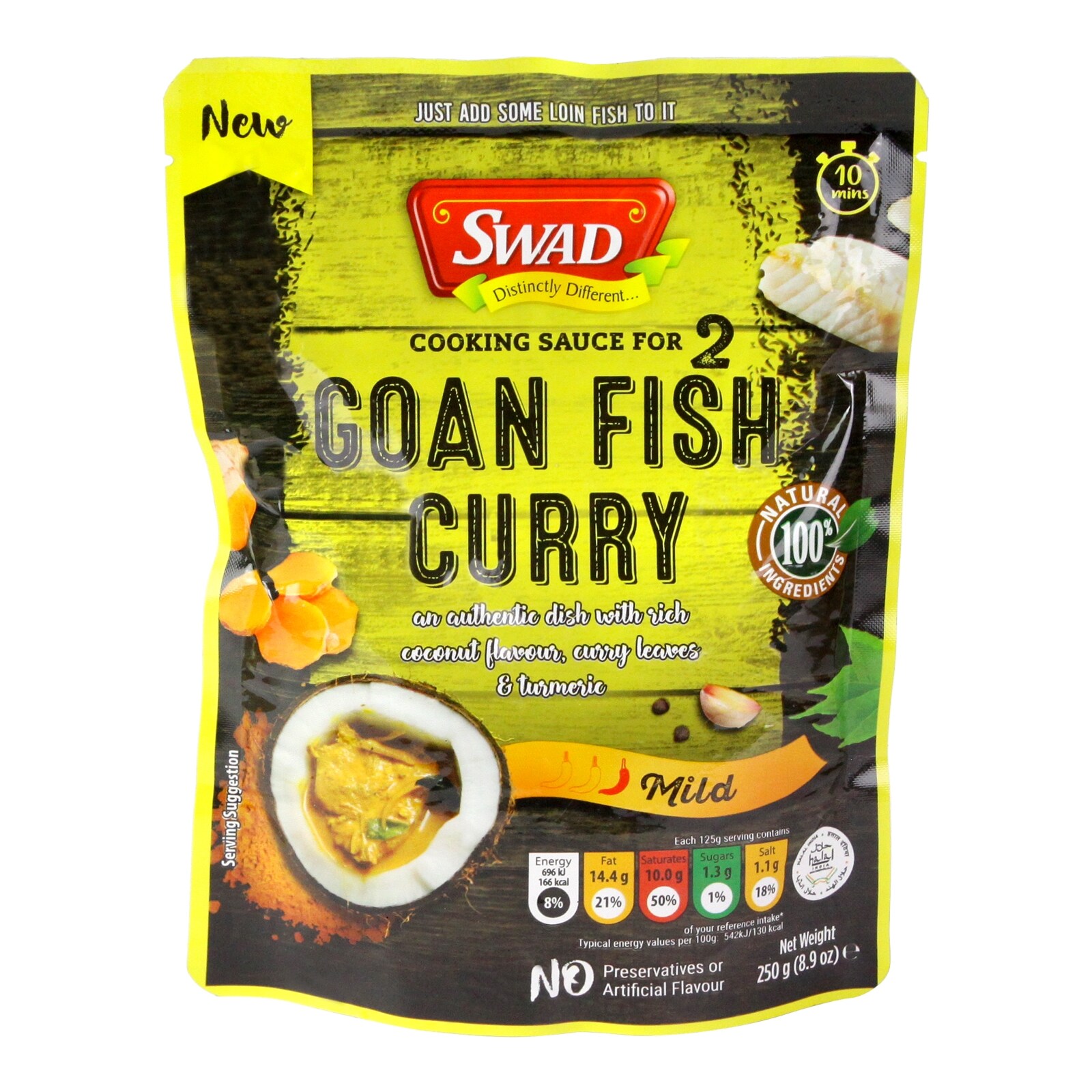 Swad Goan Fish Curry hotová omáčka | 250 g | Albert