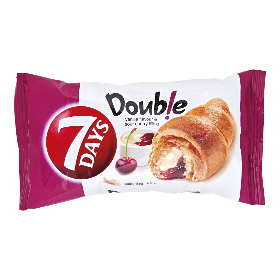 7 Days Double Croissant vanilkovo-višňová náplň | 60 g | Albert