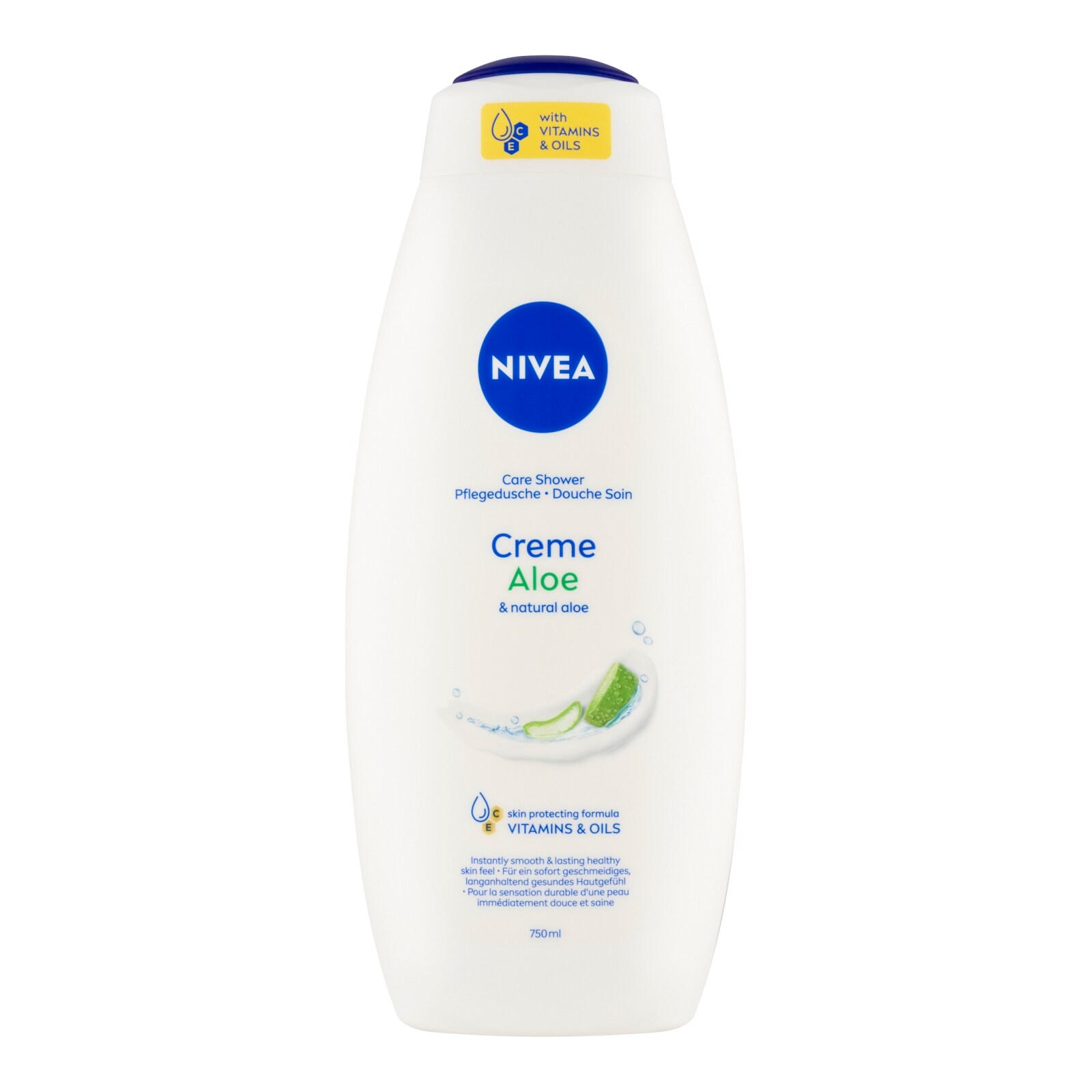 Nivea Creme Aloe Dámský sprchový gel | 750 ml | Albert