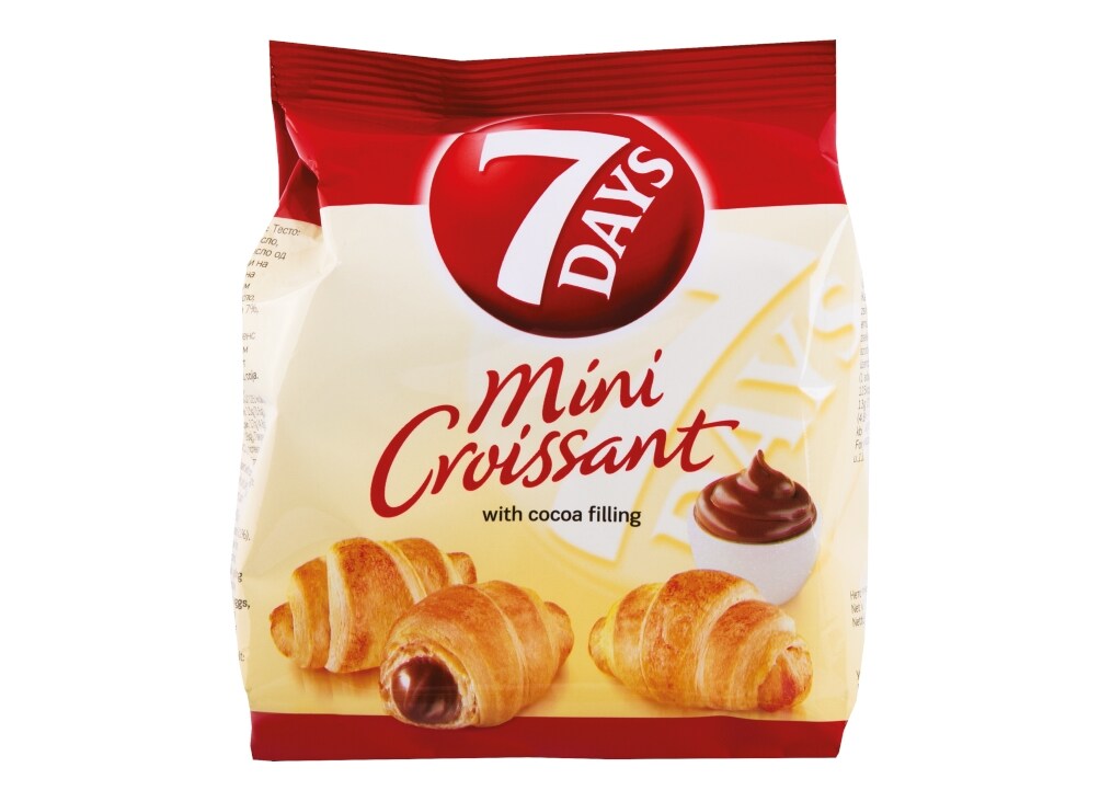 7 Days Mini croissant kakaová náplň | 60 g | Albert