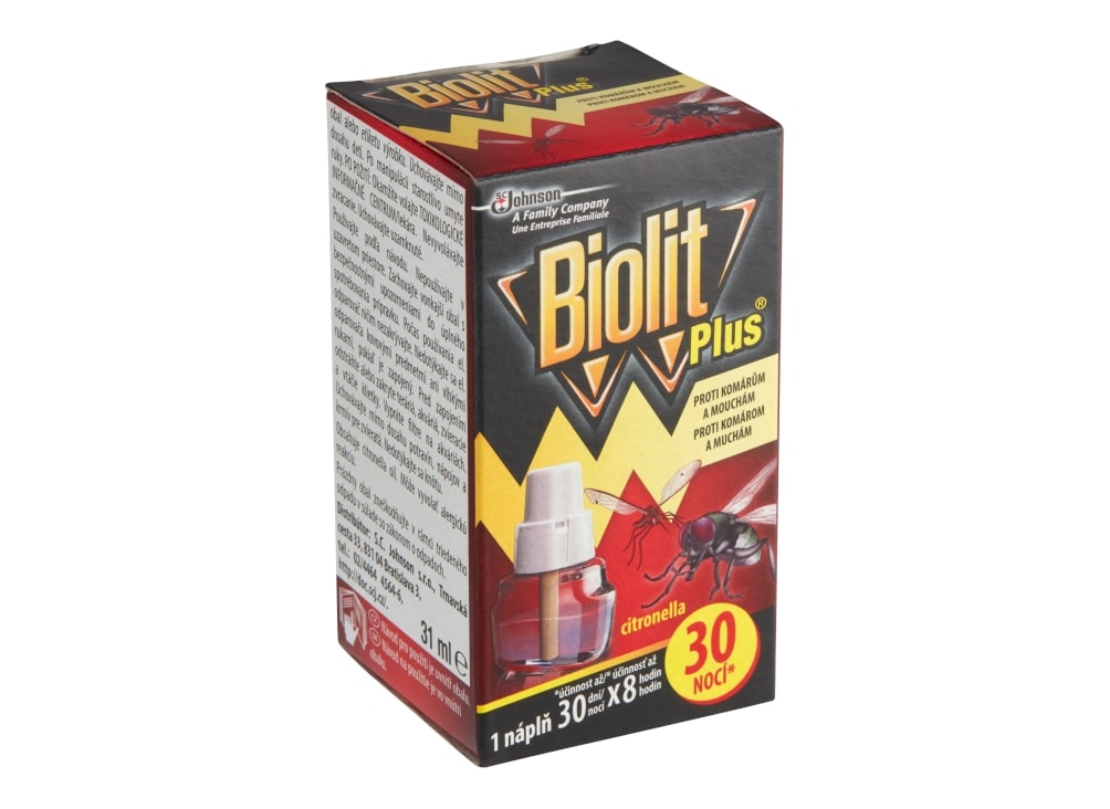 Biolit Plus Náplň do el. odpařovače s citronellou | 1 ks | Albert