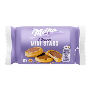 Milka Choco Mini Stars sušenky s čokoládou | 37 g | Albert