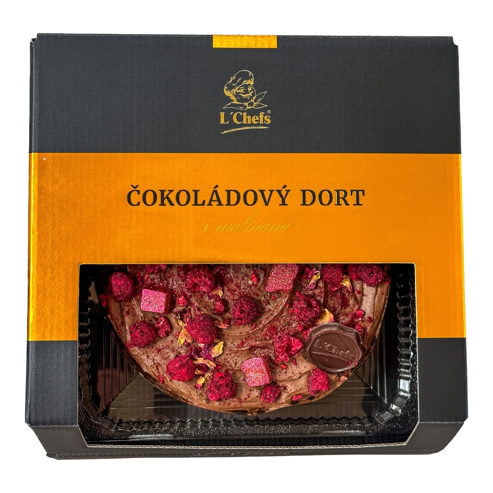 L'chefs Čokoládový dort s malinami | 600 g | Albert