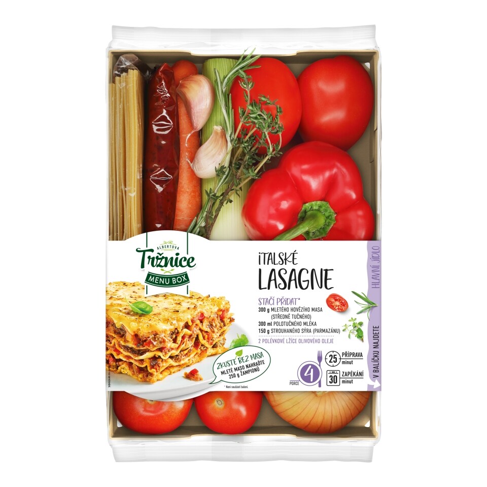 Albert Menu Box Italské lasagne | 1200 g | Albert