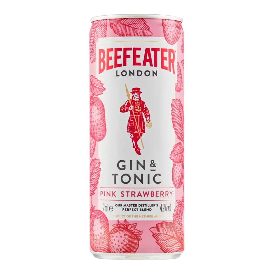 Beefeater Pink Strawberry Gin & Tonic | 250 ml | Albert