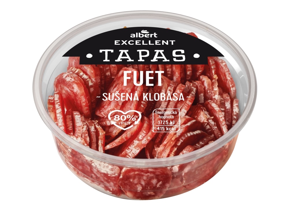 Albert Excellent Tapas Fuet sušená klobása | 100 g | Albert