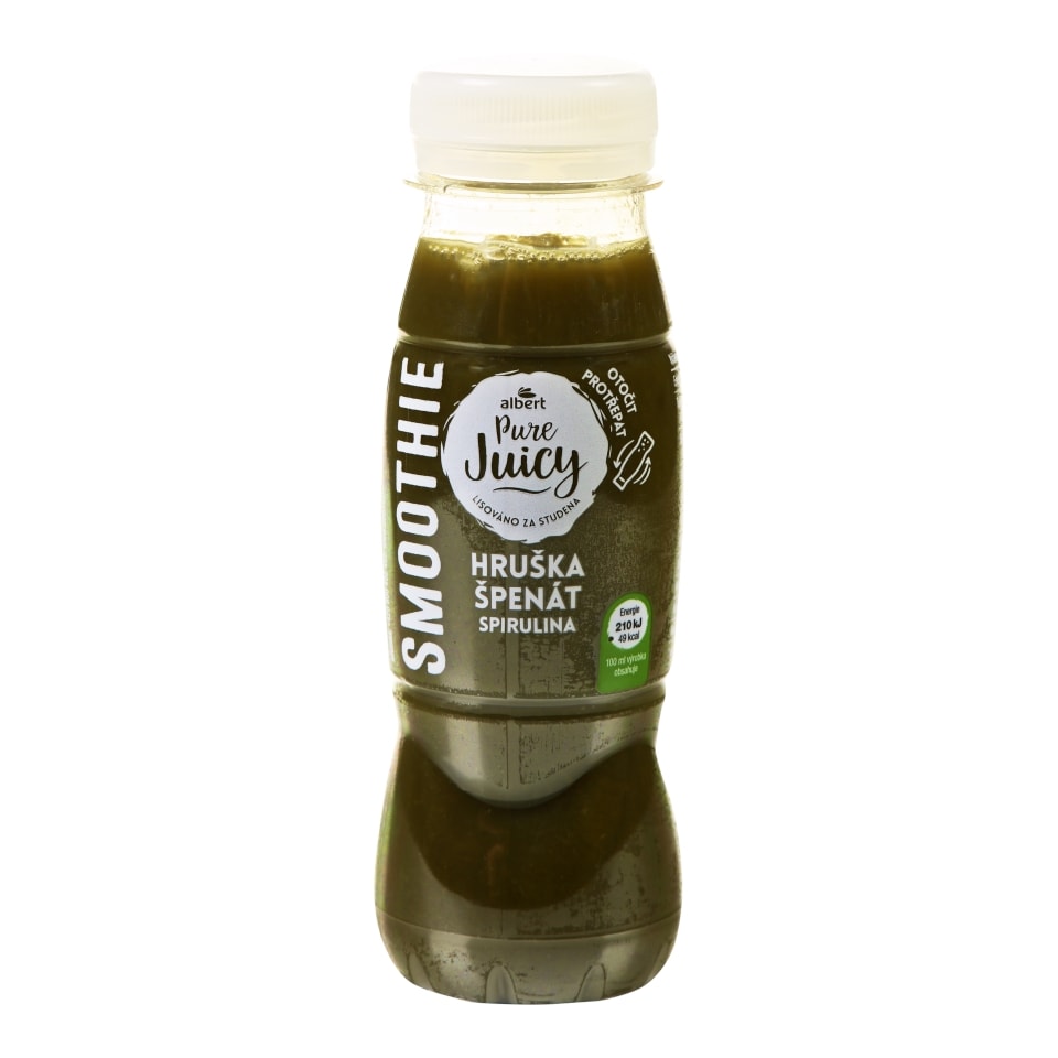 Albert Smoothie Detox Hruška, špenát, spirulina | 200 ml | Albert