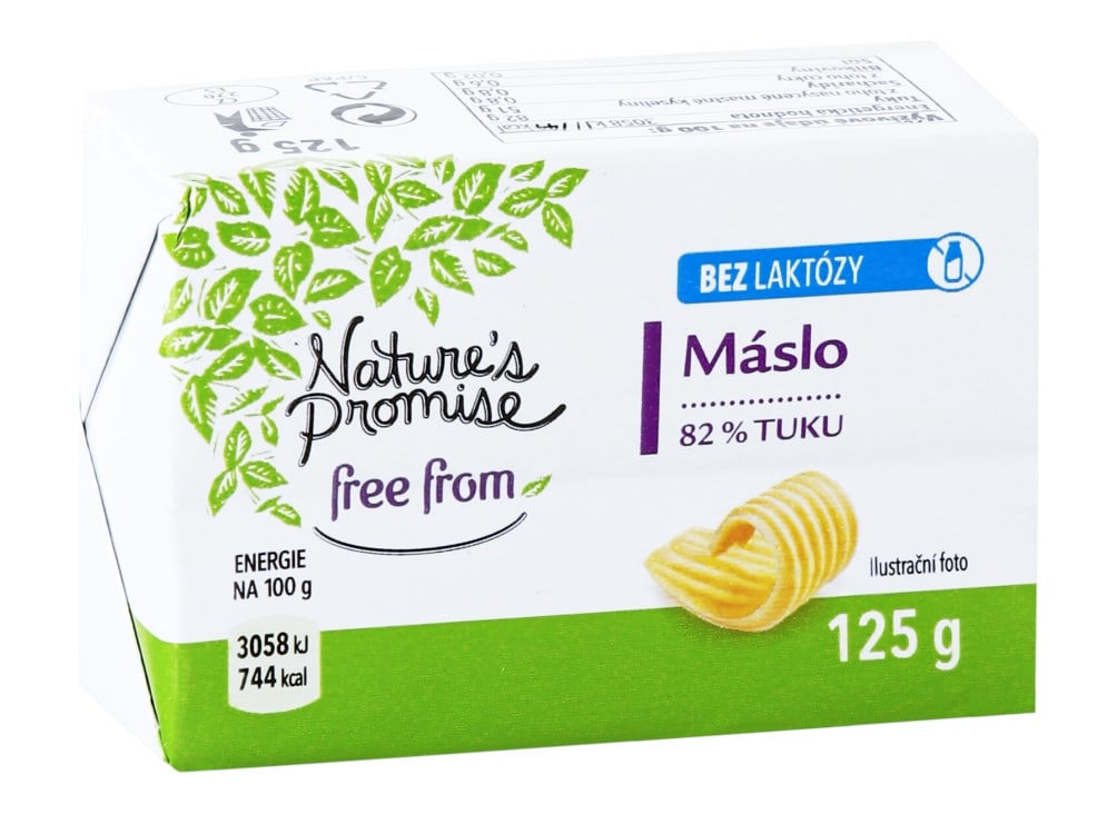 Nature's Promise Máslo bez laktózy | 125 g | Albert