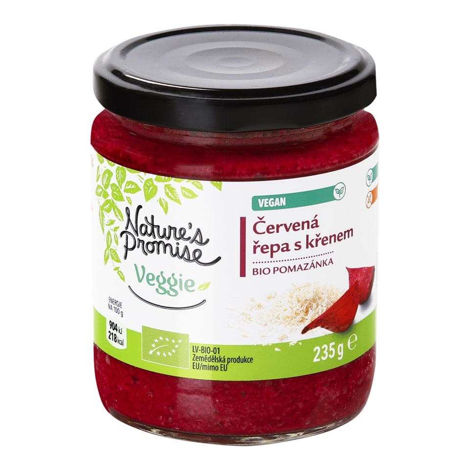 Nature's Promise Bio Pomazánka červená řepa | 235 g | Albert
