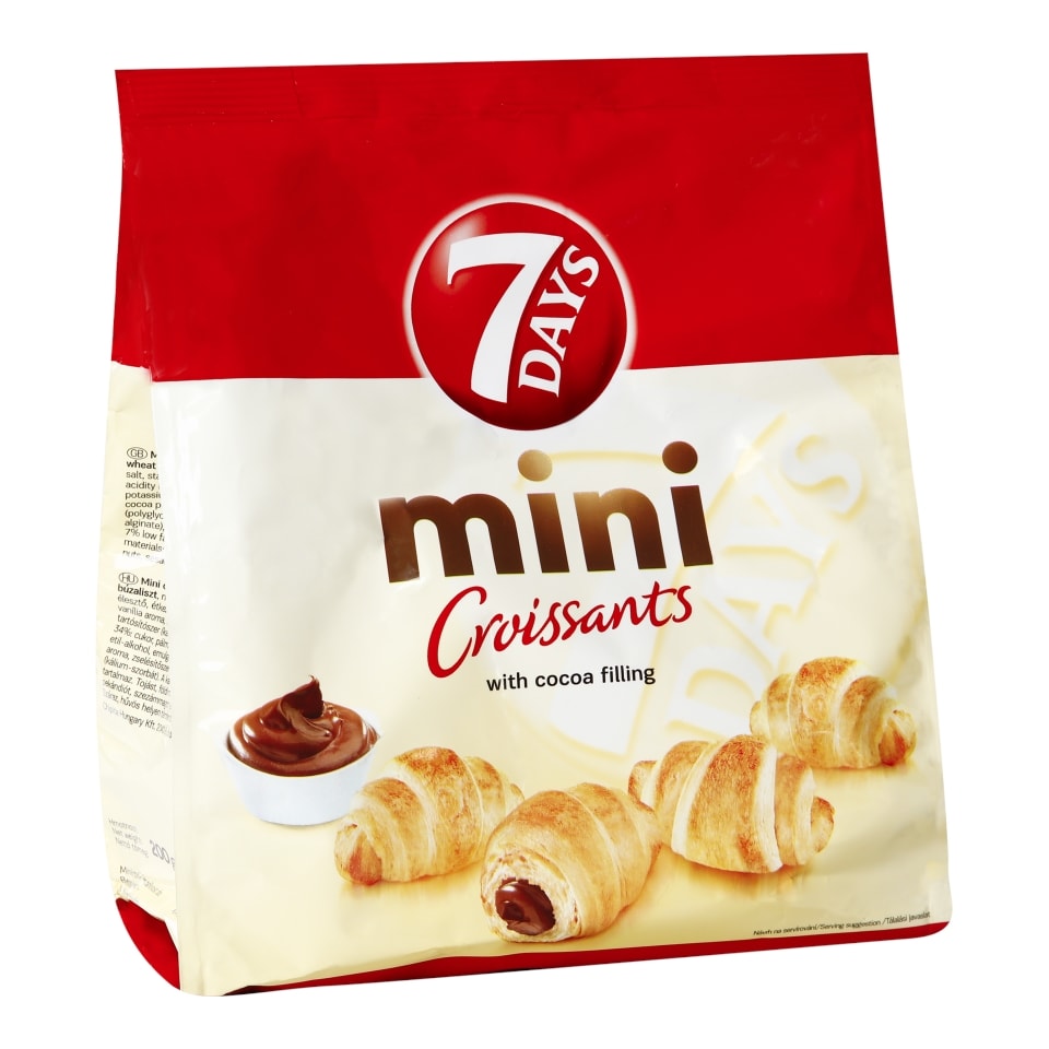 7 Days Mini croissant s kakaovou náplní | 185 g | Albert