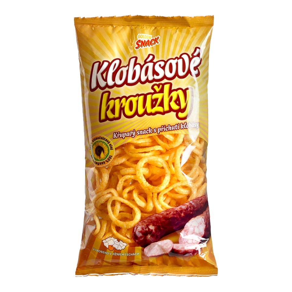 Golden Snack Klobásové kroužky | 70 g | Albert