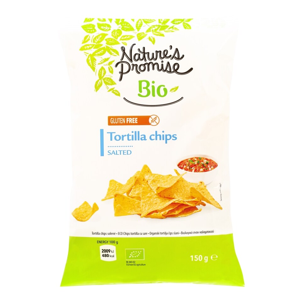 Nature's Promise Bio Tortilla chipsy | 150 g | Albert