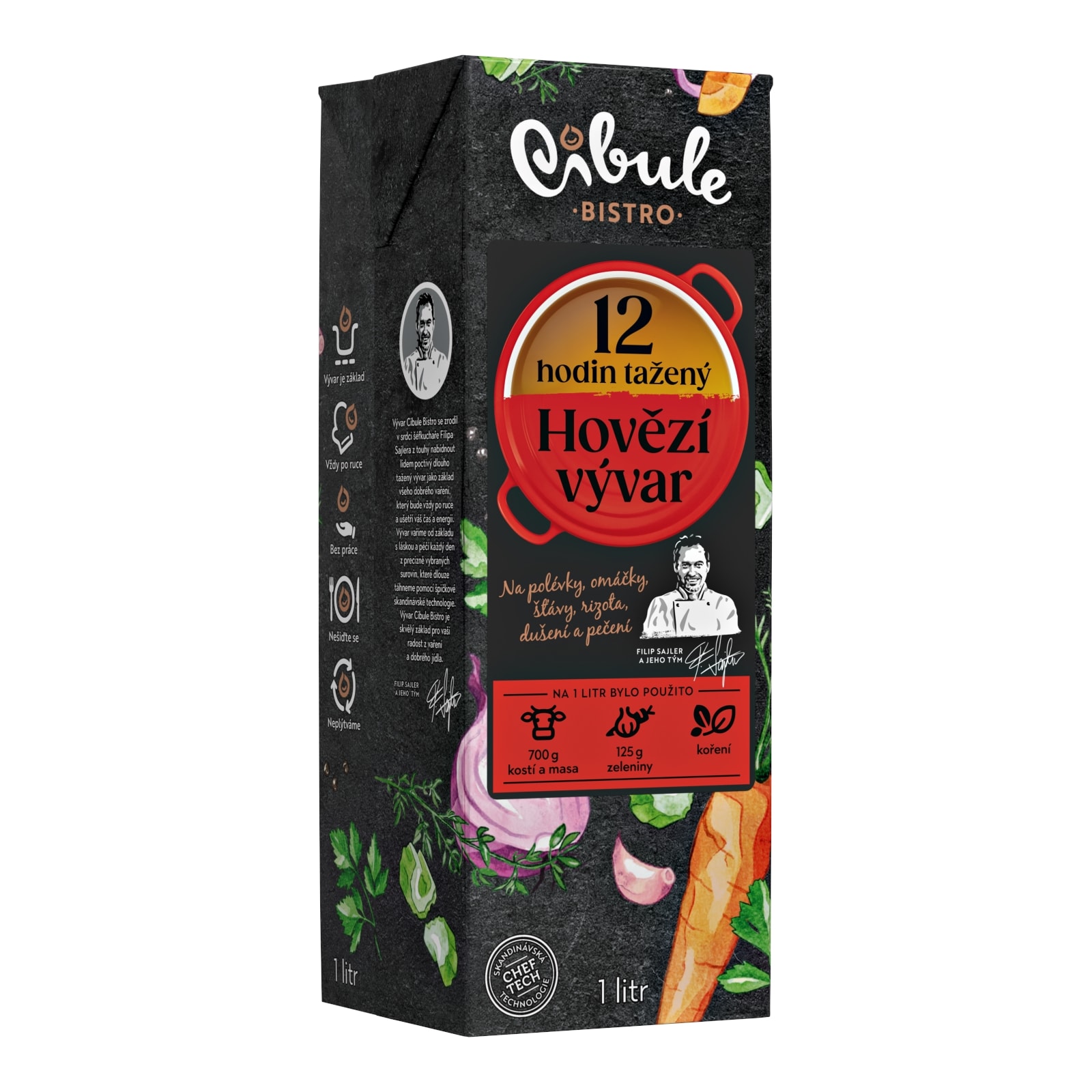 Cibule Bistro Hovězí vývar | 1 l | Albert