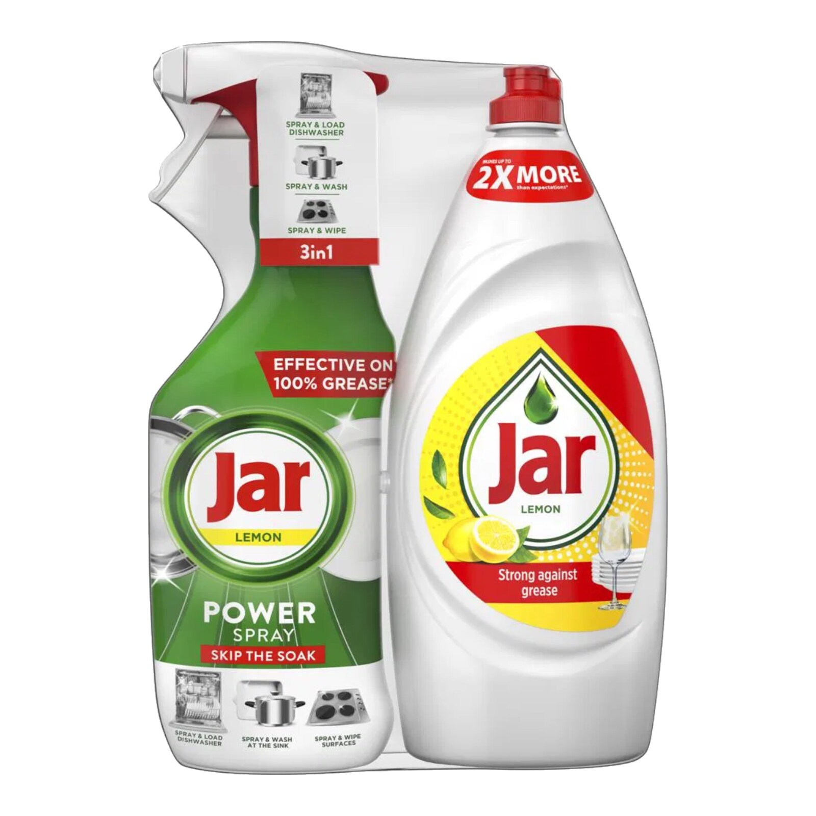 Jar Power spray & Jar lemon duopack | 1 l | Albert