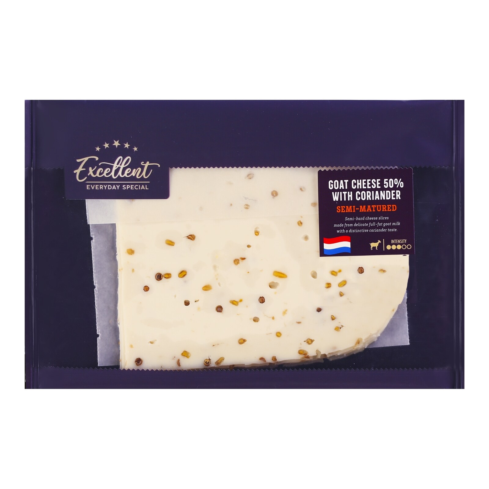 Albert Excellent Kozí sýr s koriandrem 50% | 120 g | Albert